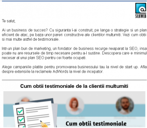 8 Tipuri de Email Pe Care Sa Le Automatizezi Cu MailChimp - blogul silkweb